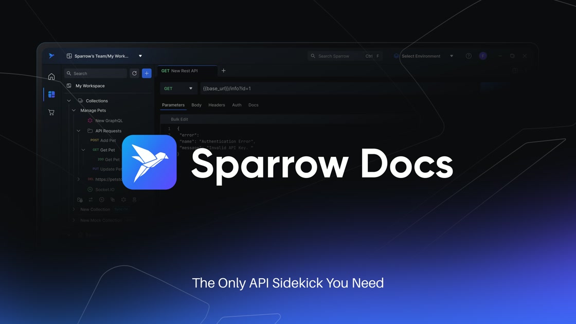 Mock Server - Sparrow Workspace Features | Sparrow Documentation